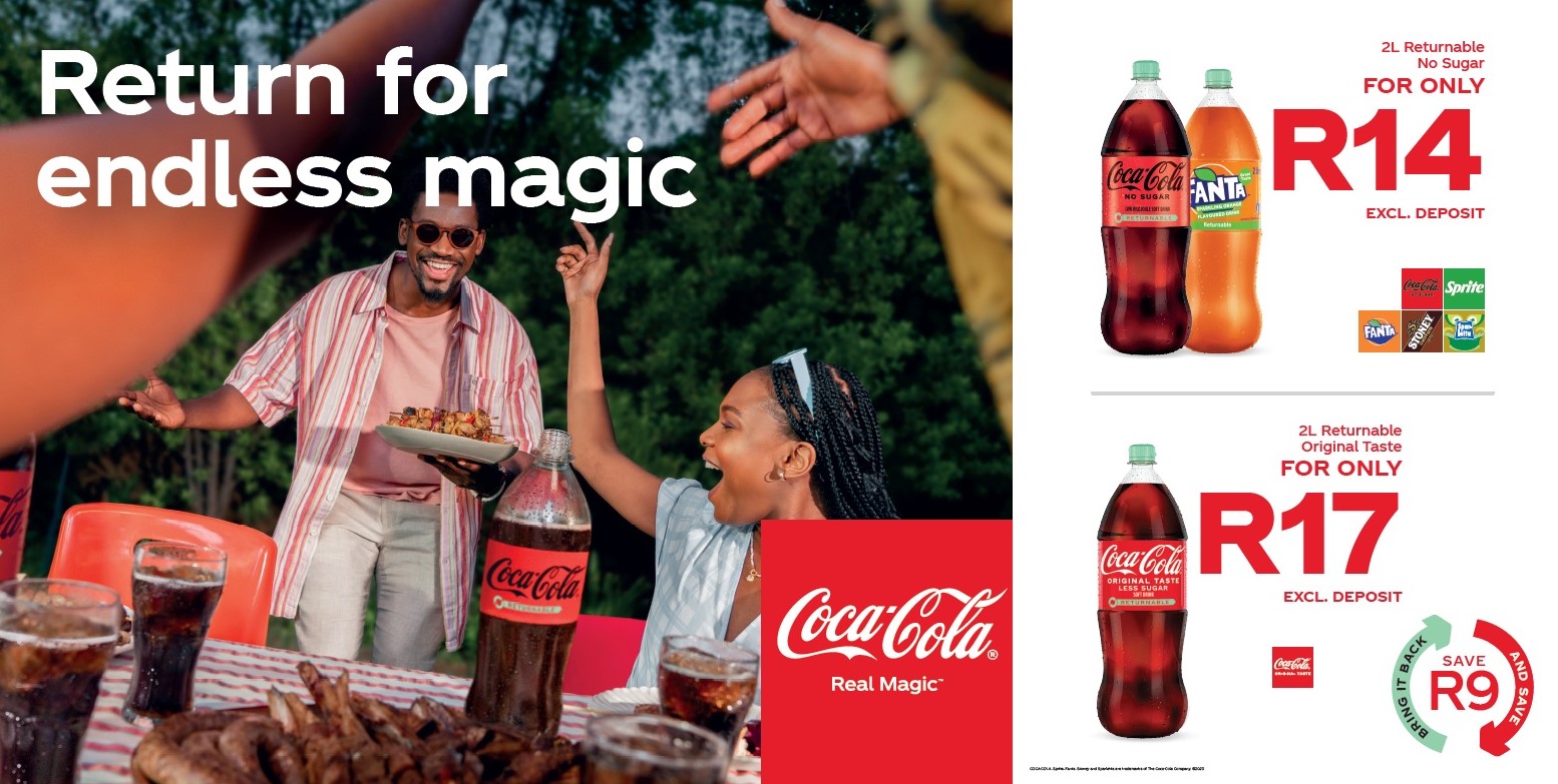 Coca-Cola Beverages SA rolls out returnable PET bottles in KZN - Social TV