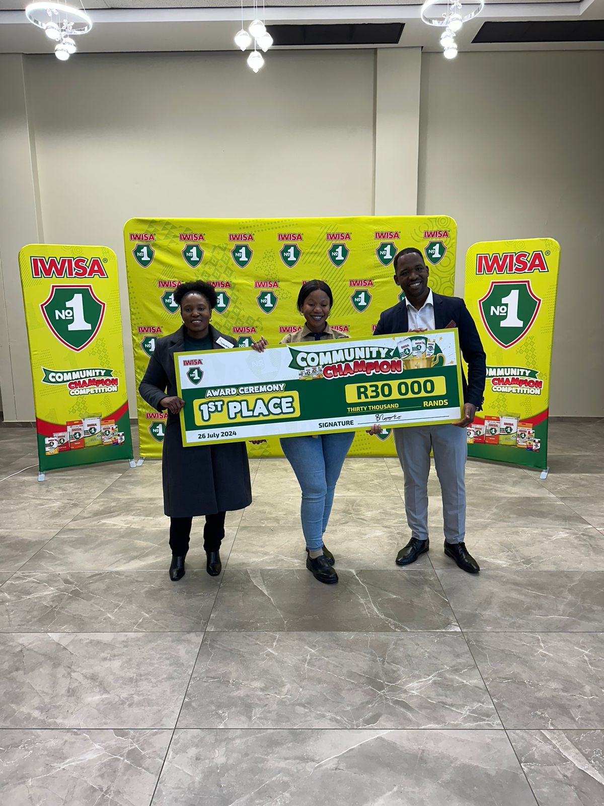 IWISA No.1 Community Champions Now Worth R400k - Social TV